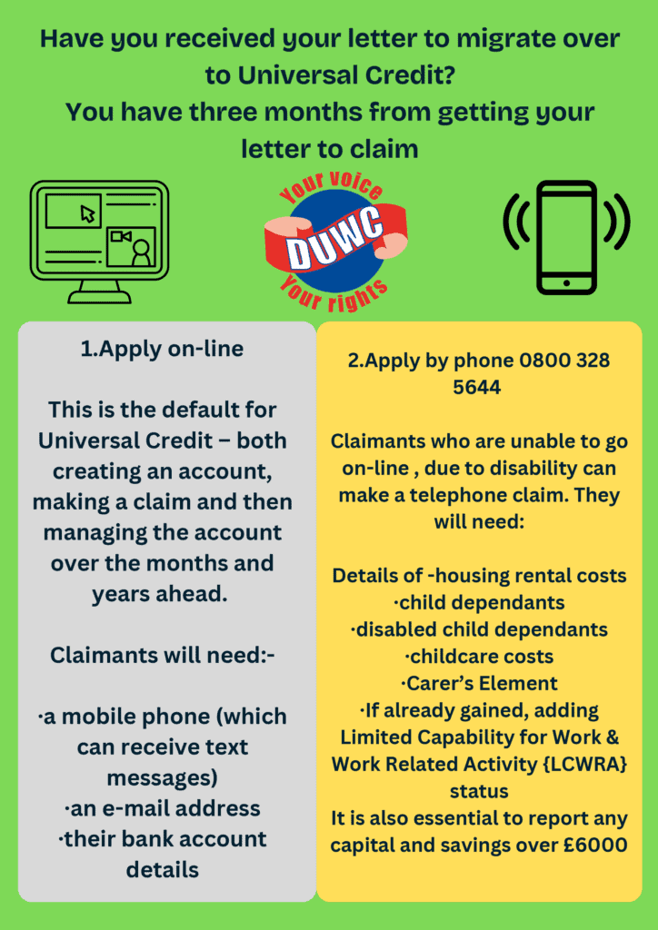 Benefits Advice - DUWC - Your Voice Your Rights